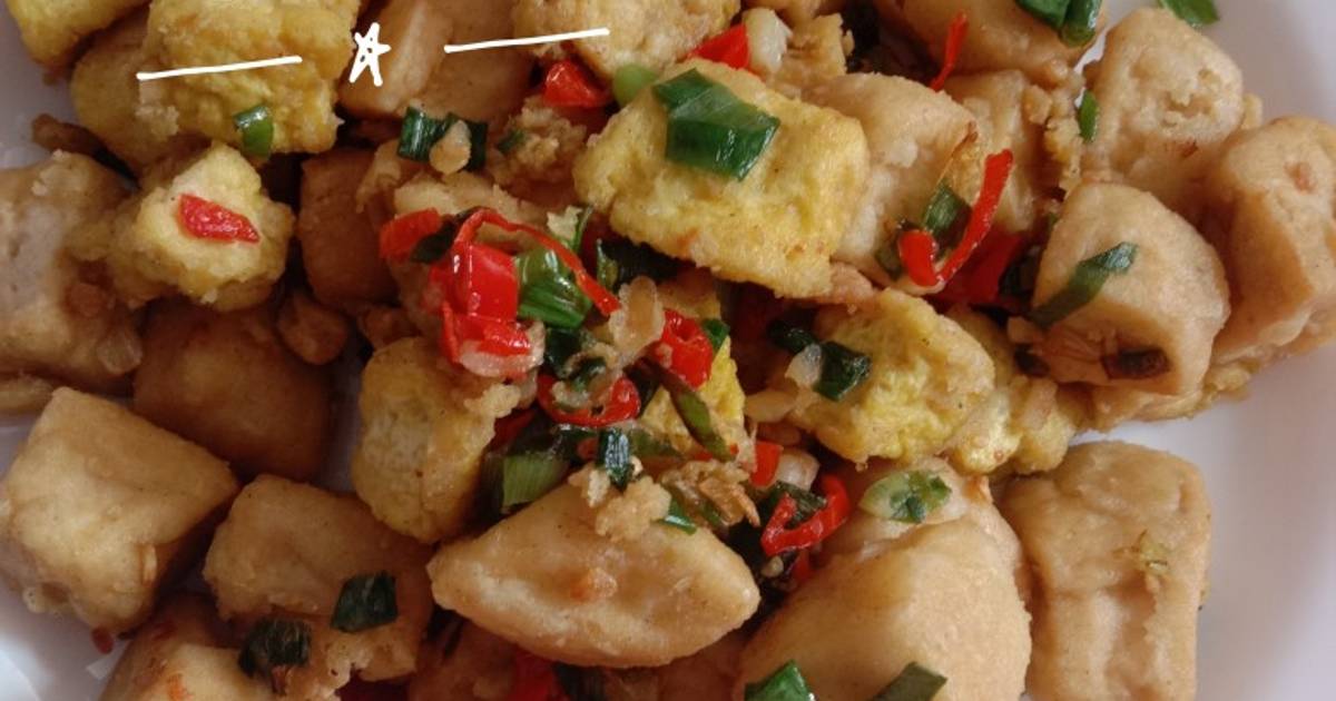 Resep Tahu Cabe Garam oleh Mariana Alwi - Cookpad