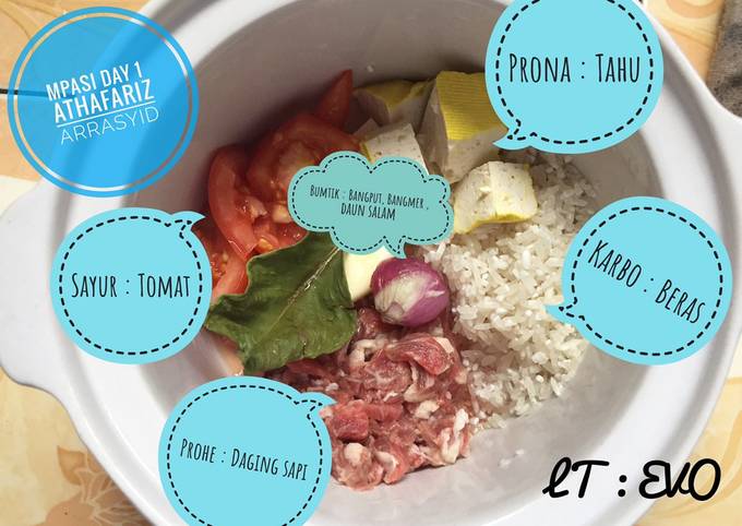 Resep Mpasi 6m menu lengkap oleh Hilda Aprianti Sudjono - Cookpad