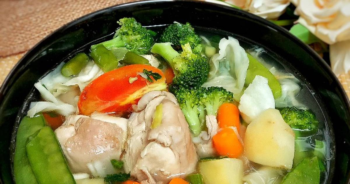 Resep Sup Ayam Berempah oleh dapurspatula - Cookpad