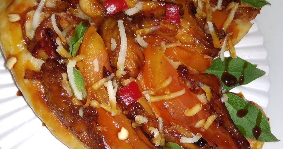 Resep Pizza Ayam bakar oleh Risyanny - Cookpad