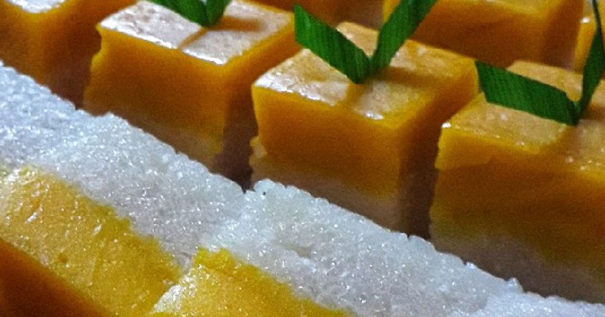 Resep 49.Talam Ketan Labu Kuning oleh Bunda_Zi - Cookpad