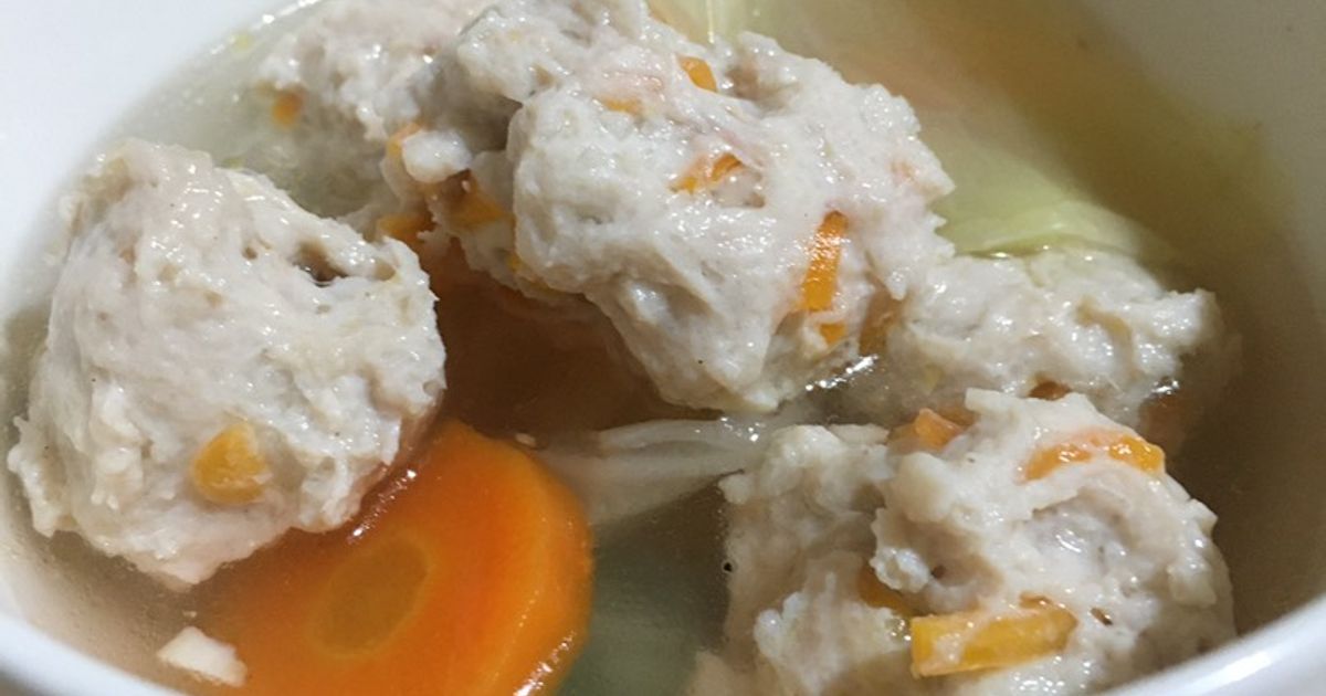 Resep Sup Bola Bola Ayam oleh Parselmouth - Cookpad