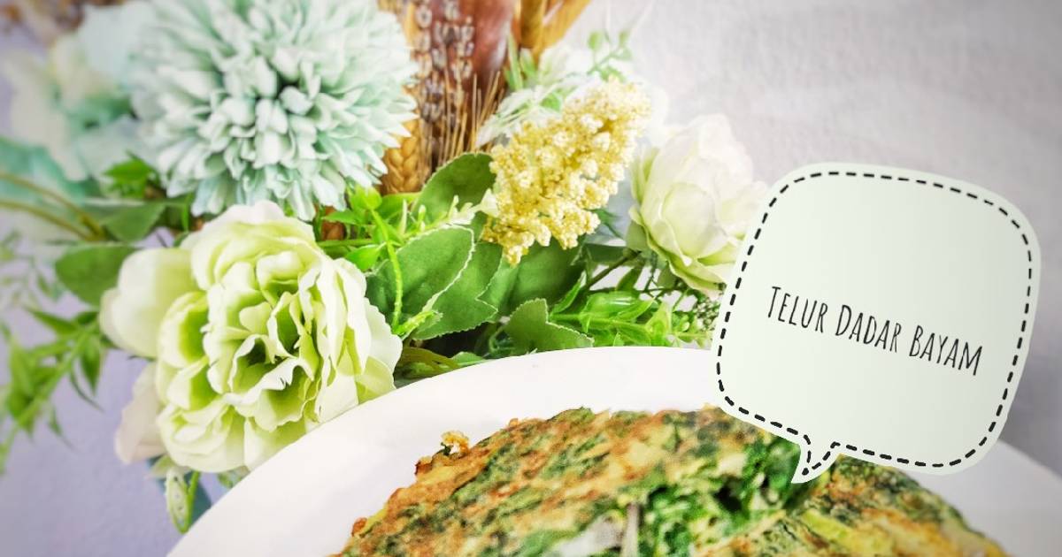 Resep Telur Dadar Bayam oleh Andrea 🍁 - Cookpad