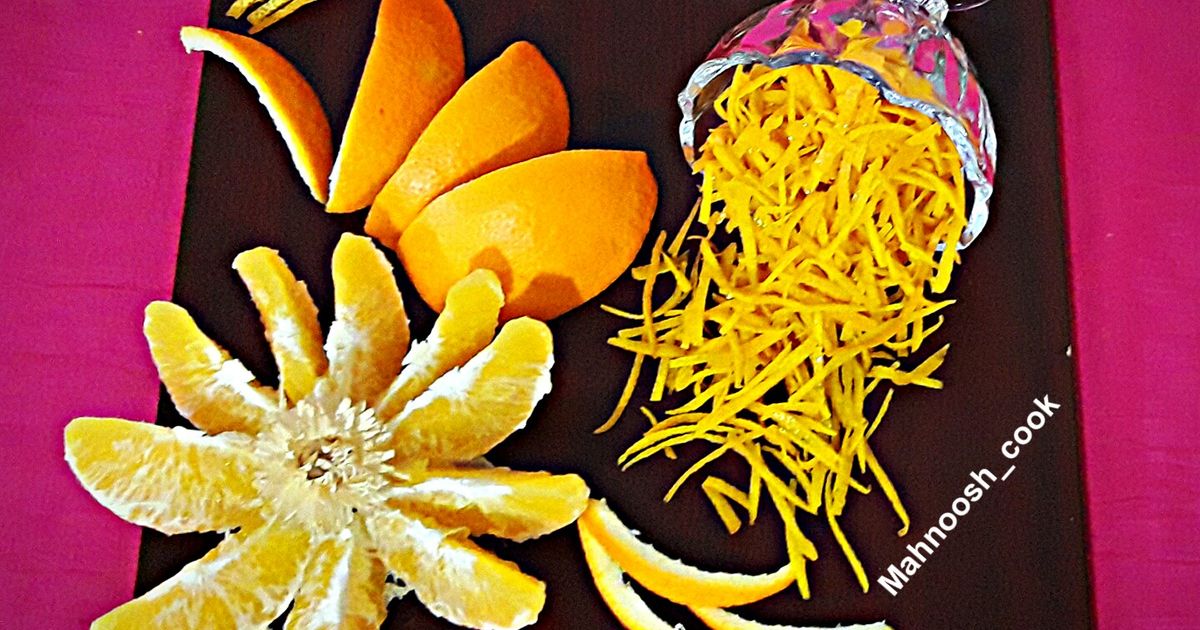 طرز تهیه استفاده از پوست پرتقال و چگونگی گرفتن تلخی آن ساده و خوشمزه ...