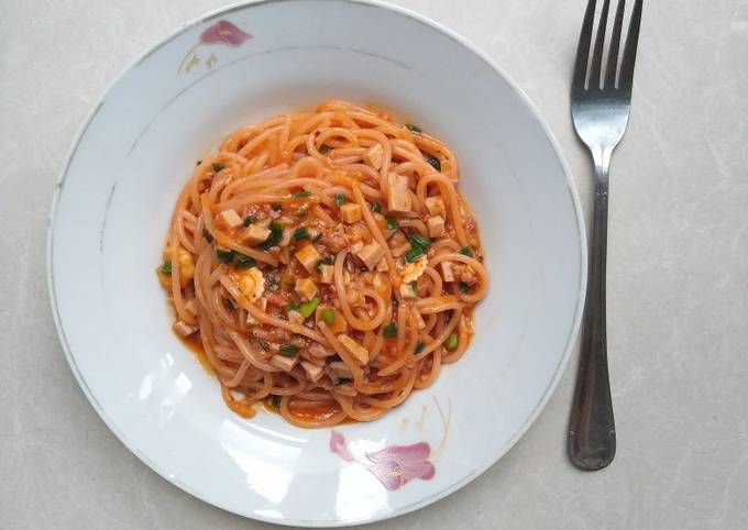 Cách Làm Món Mì ý spaghetti của Kim Anh - Cookpad