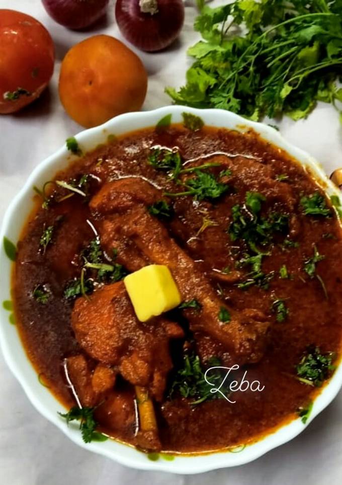 चिकन भूना (Chicken bhoona recipe in hindi) रेसिपी बनाने की विधि in ...