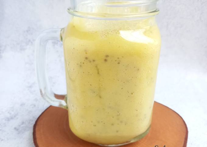 Resep Jus Nanas Chia Seed oleh Erlina - Cookpad