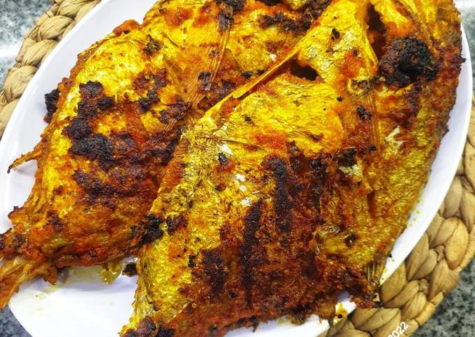 Resep Ikan Kuwe Bakar Bumbu Rica oleh Setya Rini - Cookpad