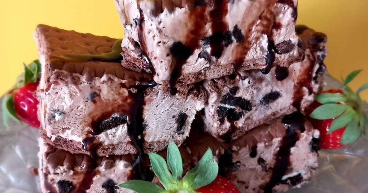 Παγωτό σάντουιτς κακάο με Oreo Συνταγή από τον/την persaki - Cookpad