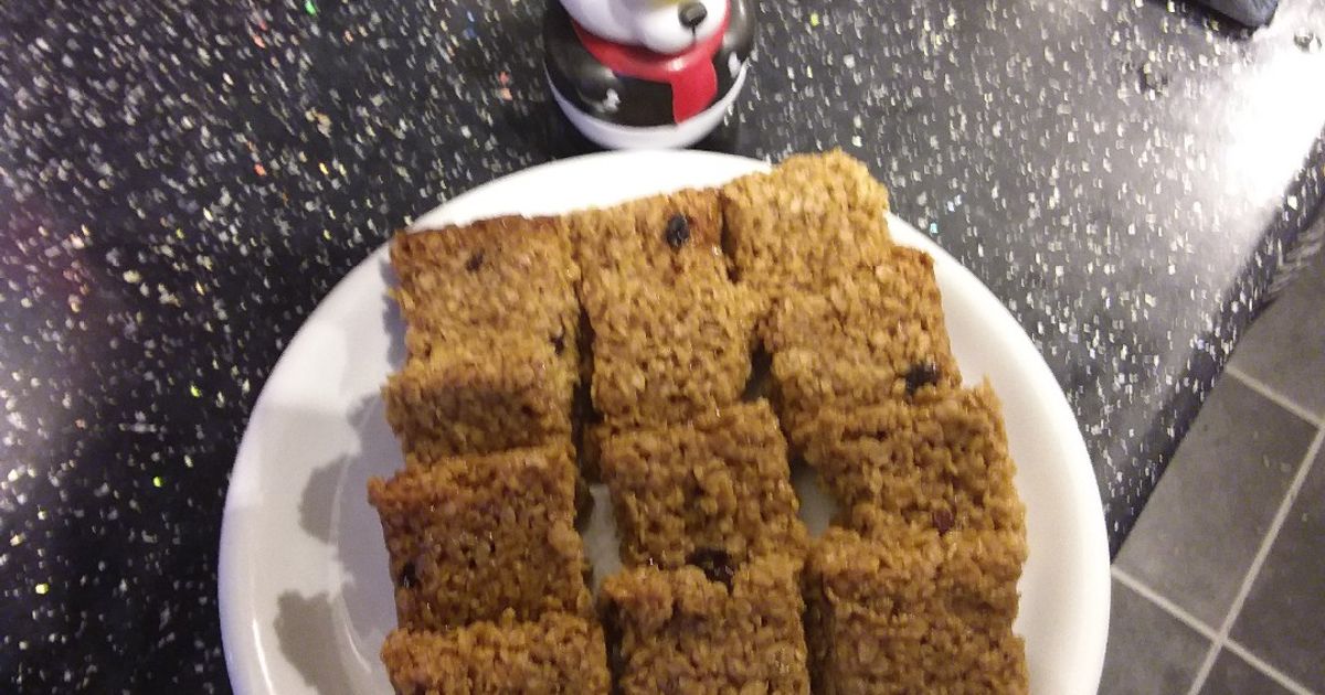 Sultana Flapjacks Recipe by Panda.s - Cookpad