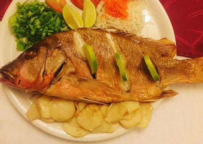 Pargo Frito Receta de Chef Diosa- Cookpad