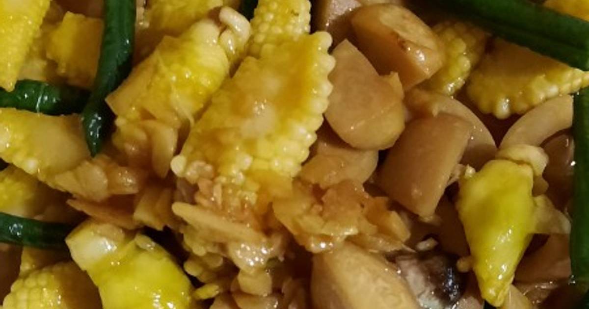 Resep Tumis Jagung +Jamur Merang (cuma pake bawang putih) oleh Fadila ...