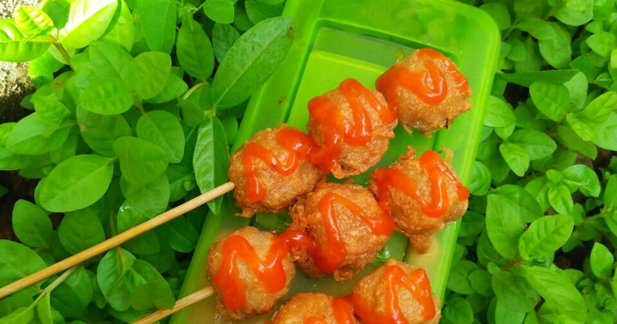 Resep Pentol Enak~Pentol Goreng Telur oleh Anisatur Rofi'ah - Cookpad