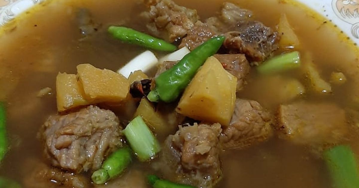 Resep Pindang Nanas Daging Sapi oleh Ana Oswari - Cookpad