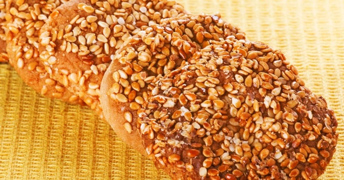 Amale's Sesame Cookies - Barazek Recipe by Amal - Cookpad