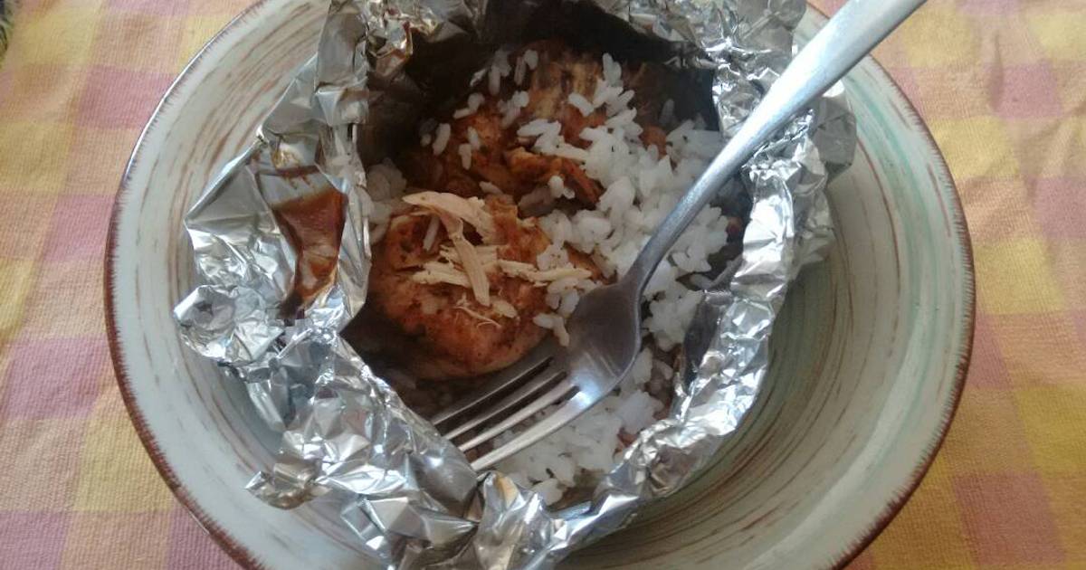 Pollo en papel aluminio - 230 recetas caseras- Cookpad