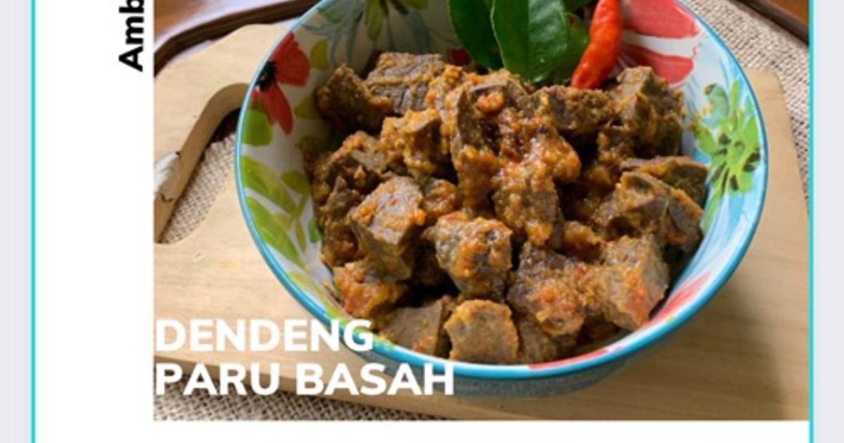 Resep Dendeng paru basah oleh Ambar HP - Cookpad