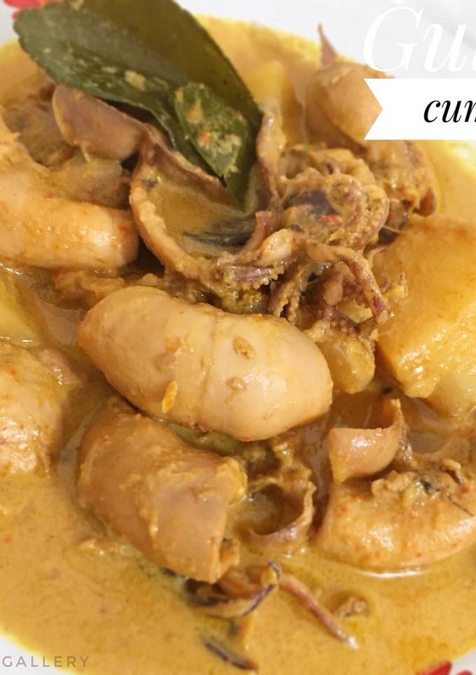 Resep Kalio cumi /gulai cumi oleh dhiny gallery - Cookpad