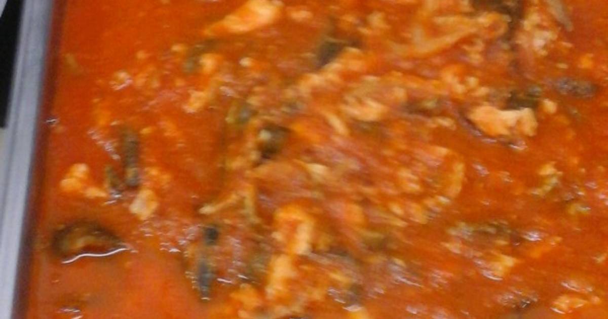 Huevo en salsa roja con poblano Receta de Cocina De Luisa- Cookpad