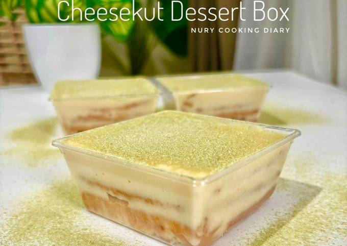 Resep Cheesekut Dessert Box oleh Nury cooking diary - Cookpad