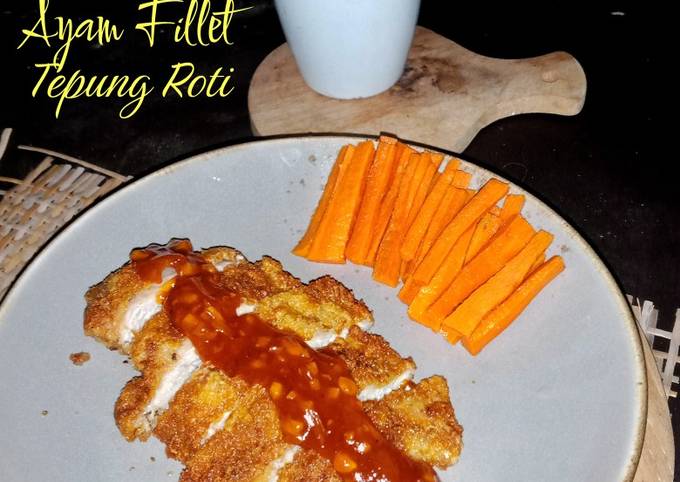 Resep Ayam Fillet Crispy Tepung Roti Oleh Dewi Saraswati Cookpad