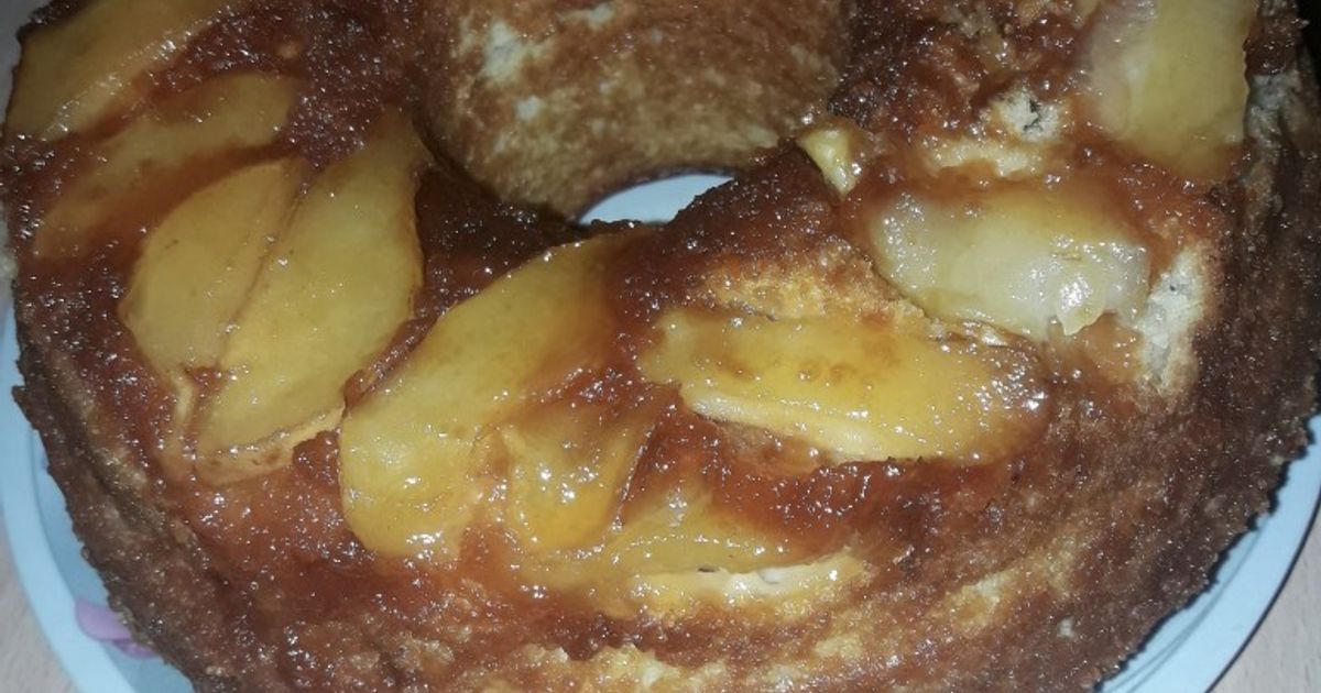Tarta Invertida De Pera Con Mistella Receta de Gisel Acosta- Cookpad