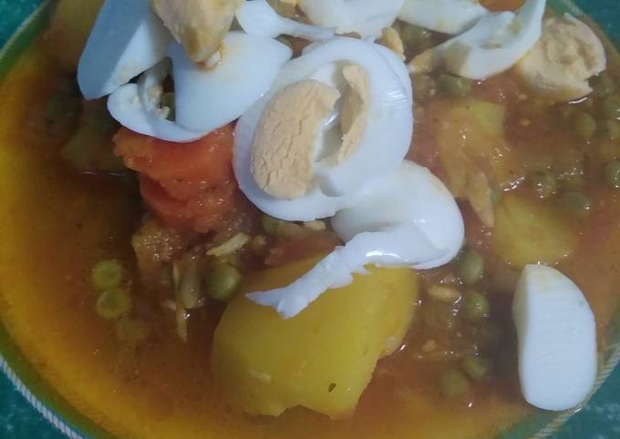 Guisado de huevo Receta de Juana- Cookpad