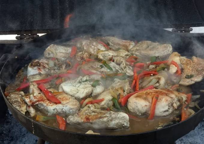 Pollo al disco Receta de jose alejandro remo- Cookpad