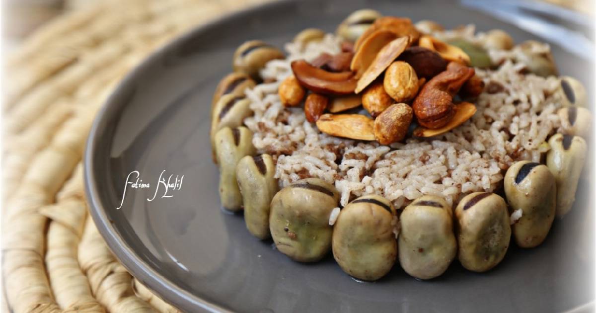 طريقة عمل رز بالفول على اصولها بطريقة سهلة وسريعة من Fatima Khalil - كوكباد