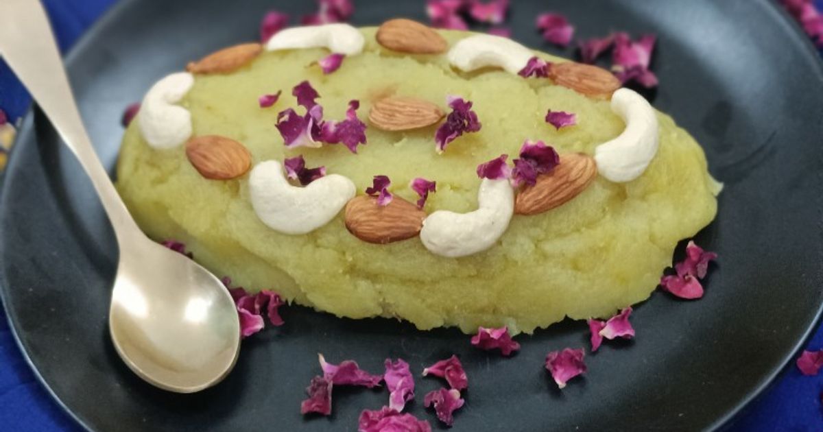 Amita Soni દ્વારા રેસીપી શક્કરિયા નો શીરો (Sweet Potato Sheera Recipe ...