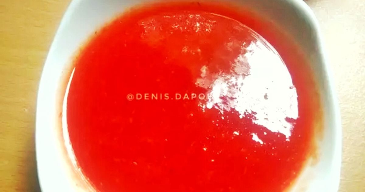 Resep Saos Cabe Dadakan oleh Orange Cooking - Cookpad