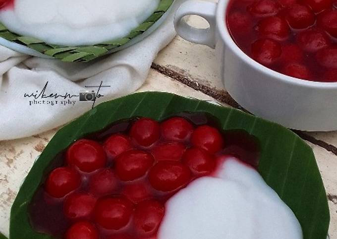 Resep Candil ubi kuning dan bubur sumsum tepung beras oleh Pergianty ...