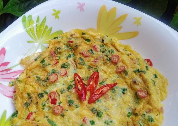 Resep Telur Dadar Kucai oleh Anna Hadi_ant - Cookpad