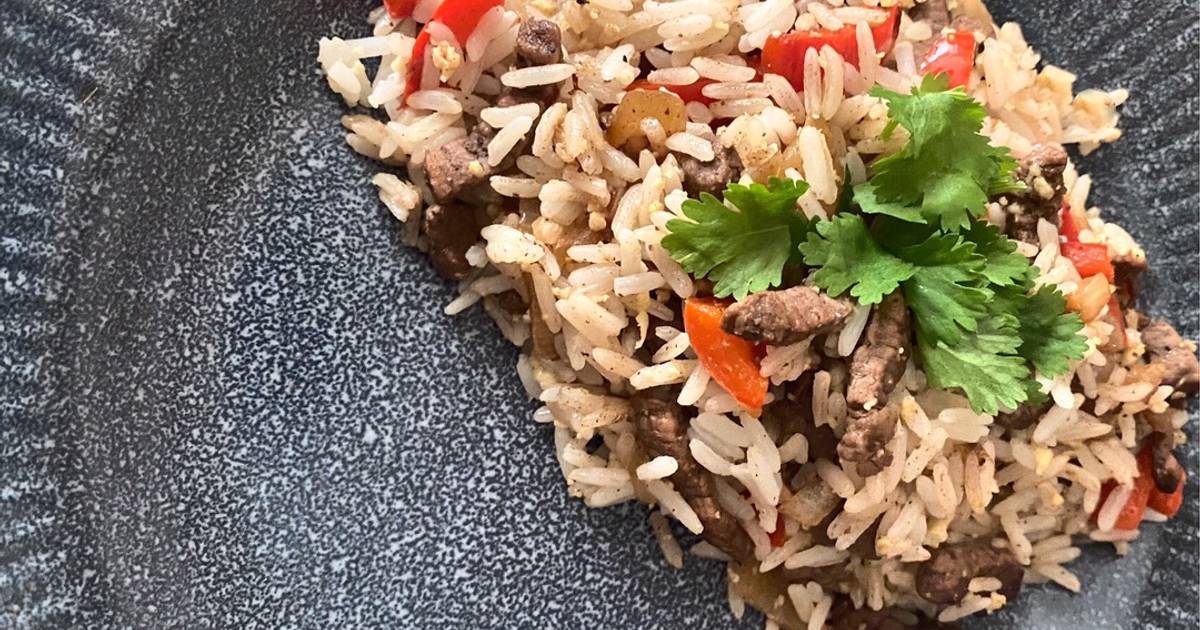 Chinese beef fried rice Recipe by RECIPES FROM MY TRAVELS - Cookpad