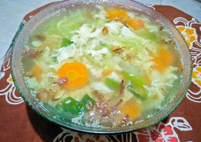 Resep Sop Telur Kocok (Simple, kilat dan no ribet) 😃 oleh Jien Aryani ...