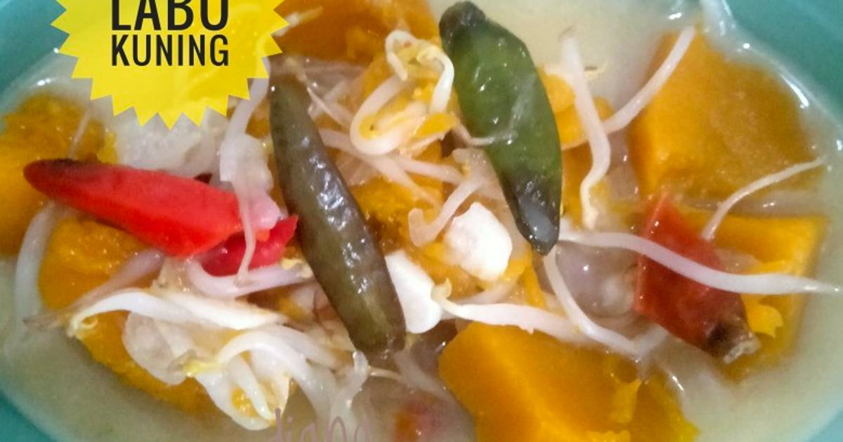 Resep Sayur Labu Kuning oleh Diana Wahyono - Cookpad