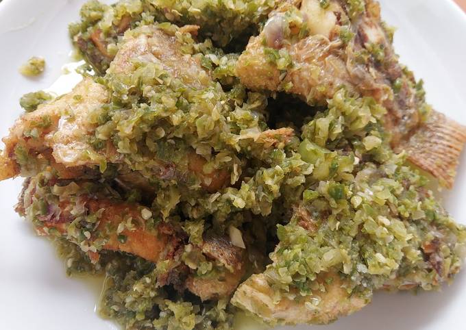 Resep 118. Ikan Nila Cabe Ijo oleh Noona Hilda ️ - Cookpad