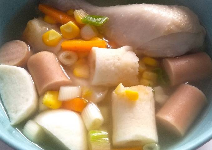 Resep Steamboat Kuah Kaldu Ayam Simpel oleh Rossie Diana S - Cookpad