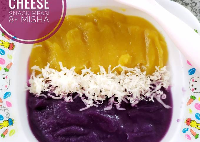 Resep Duo Ubi With Cheese Snack MPASI oleh Dapur Mommisha - Cookpad