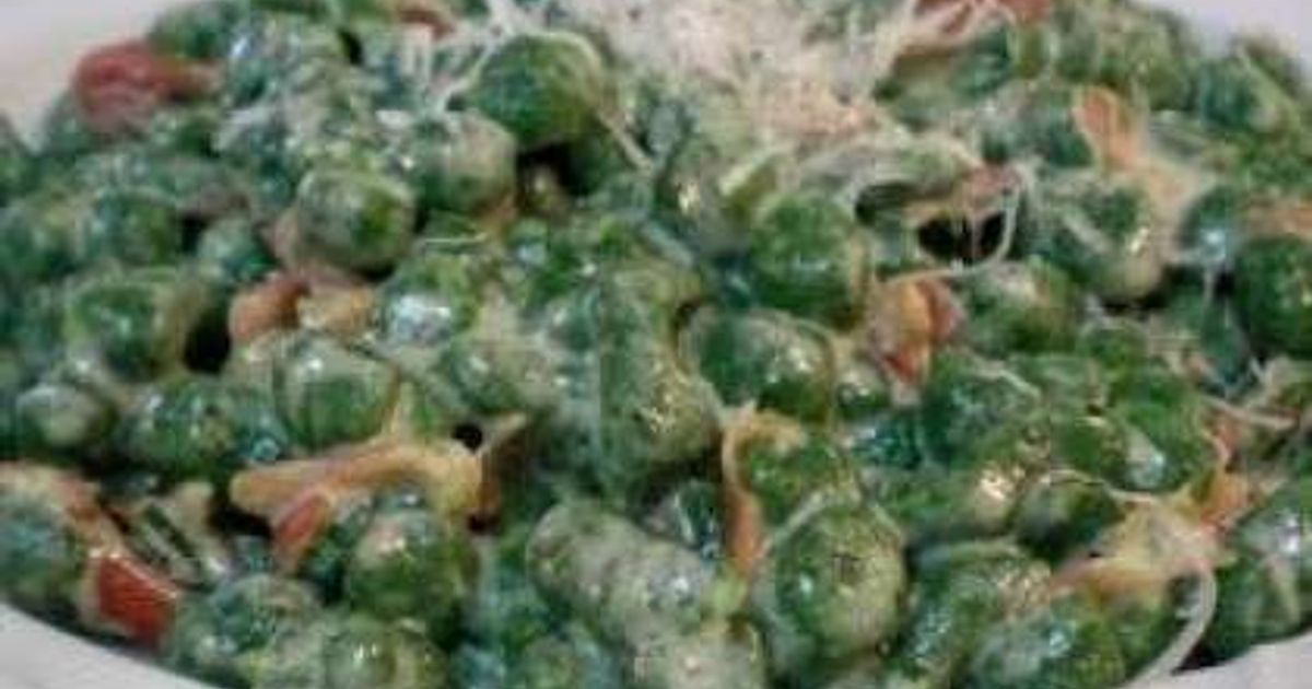 Spätzle (Tyrolean Spinach Dumplings With Cream And Speck) Grandma's ...