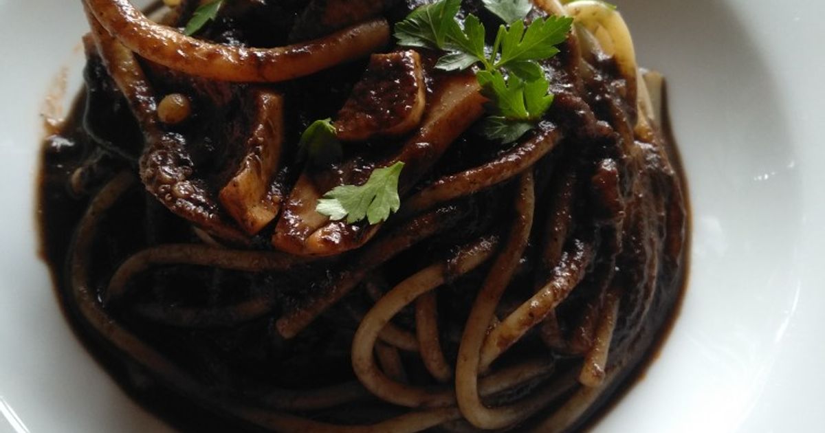 Spaghetti With Squid Ink Recipe By Francesca Casa