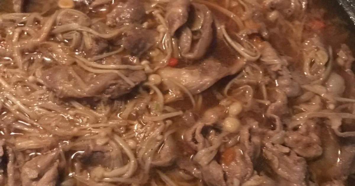 Resep Tumis Daging Sapi Dan Enoki oleh Yunita Yesi - Cookpad