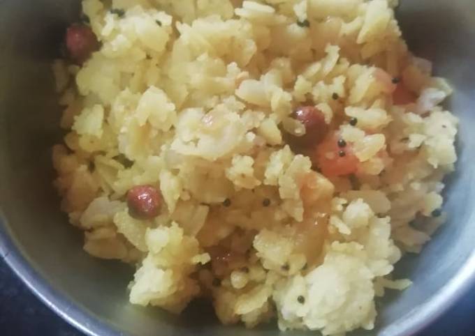 Masala poha Recipe by soniya - Cookpad