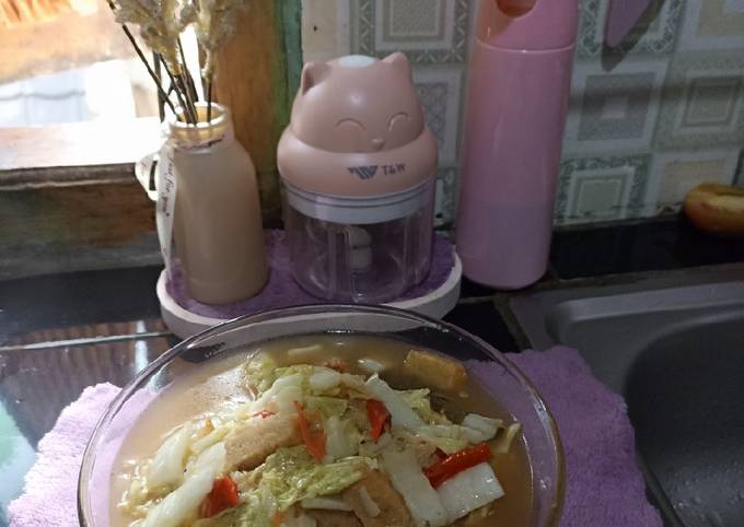 Resep Tumis Sawi putih oncom oleh ayu lestari - Cookpad