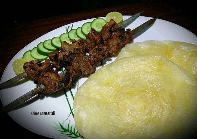 Behari kabab with puri Recipe by Saima Sameer Ali - Cookpad