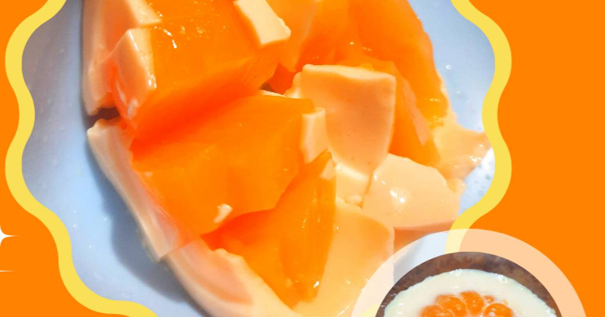 Resep Snack MPASI: Puding Susu Jeruk oleh Gisti - Cookpad
