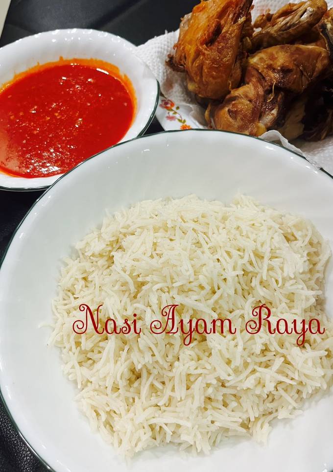 Resipi Nasi Ayam Raya (R263) oleh Zahrah Buang - Cookpad