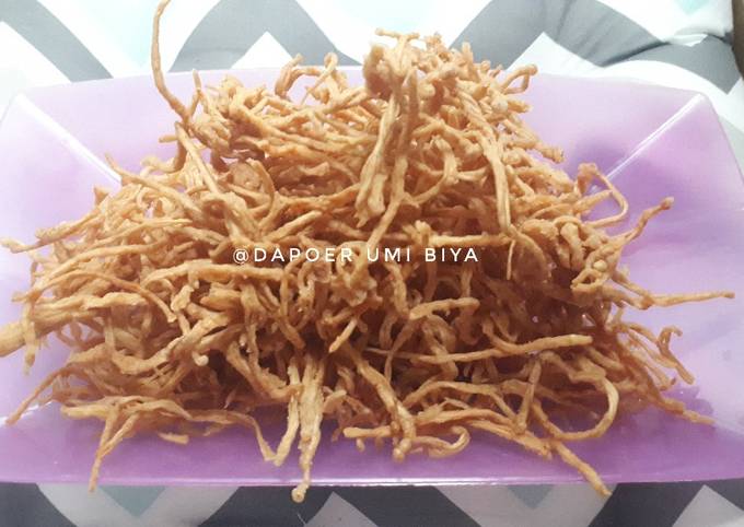 Resep Jamur Enoki Crispy oleh Dapoer Umi Biya - Cookpad