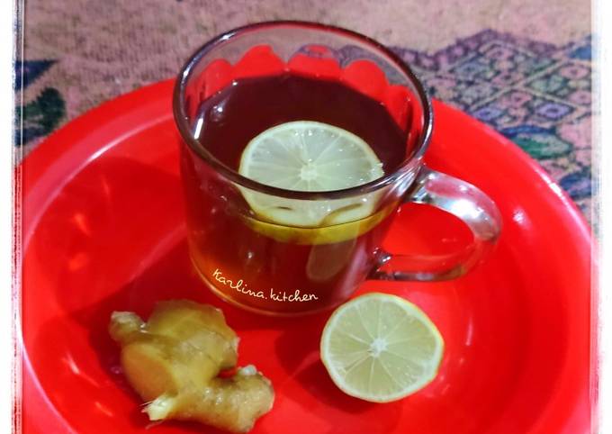 Resep Teh Jahe Jeruk Nipis oleh Karlina.Kitchen - Cookpad