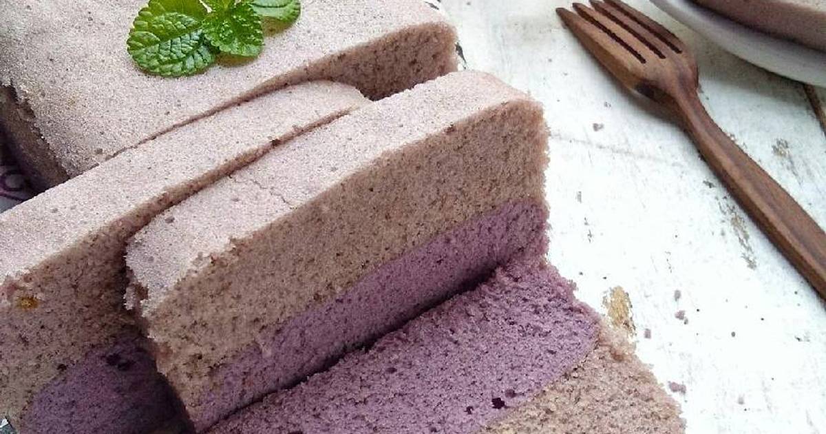 Resep Bolu Lapis Taro Kukus oleh Ardhaniluvnabva - Cookpad